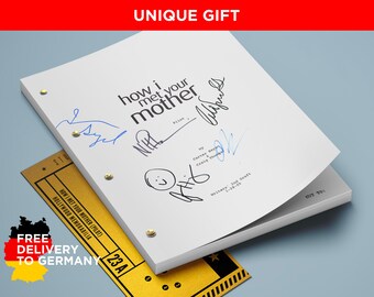 How I Met Your Mother TV Show Script Signed Autograph Screenplay HIMYM ...