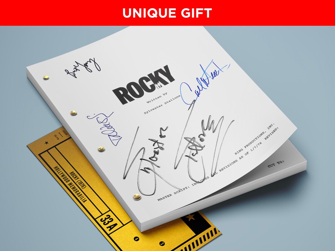 Rocky (1976) Screenplay - Etsy