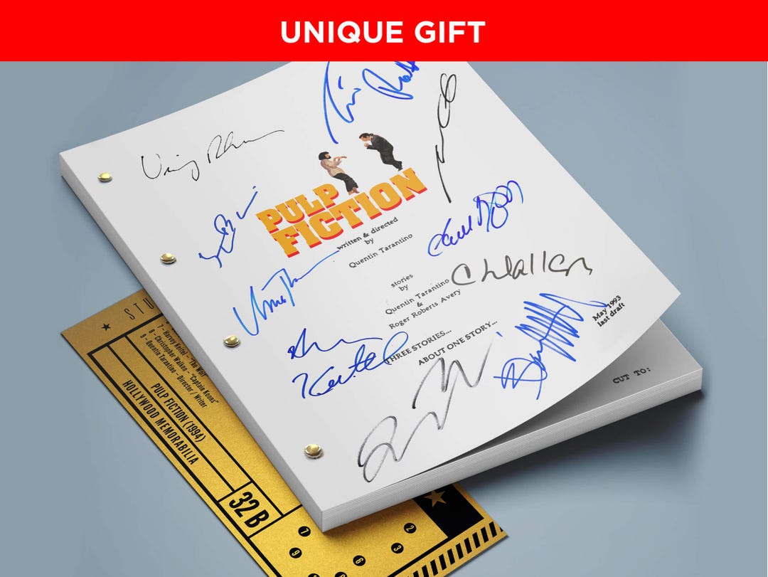 Pulp Fiction (1993) Screenplay - Etsy