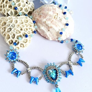 Beading Tutorial-renaissance Necklace, Beading Pattern,beading Tutorial,necklace Pattern ...