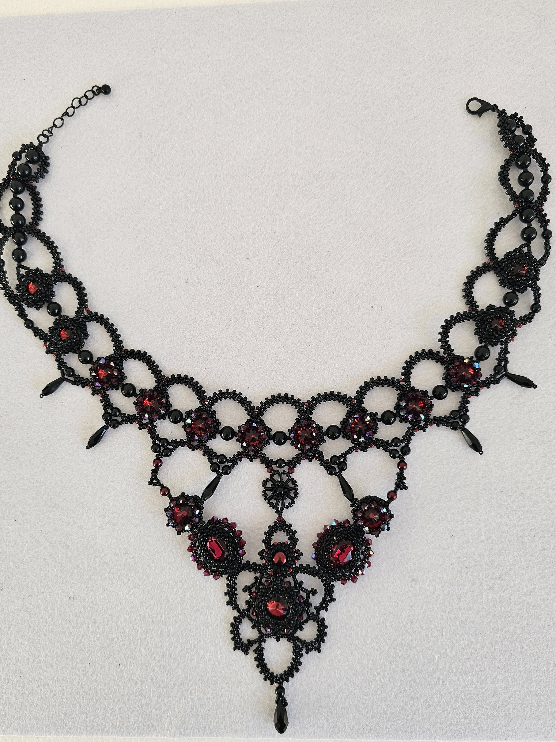 Gothic Necklace,victorian Necklace,gothic Beaded Necklace,choker Fancy ...