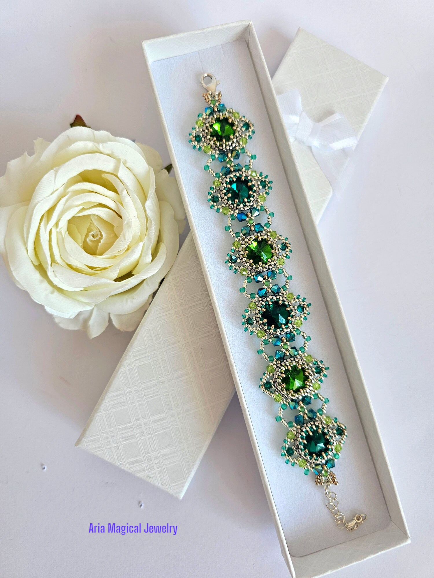 Jolie Bracelet Beading Tutorial, Beading Pattern, Bracelet Tutorial, Bracelet Pattern,pdf ...