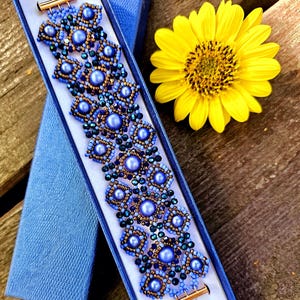 Samira Bracelet Beading Tutorial: PDF Pattern, Jewelry Making - Etsy