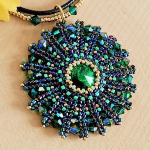 Sunrise Pendant Beading Tutorial – Step-by-step PDF Pattern ...