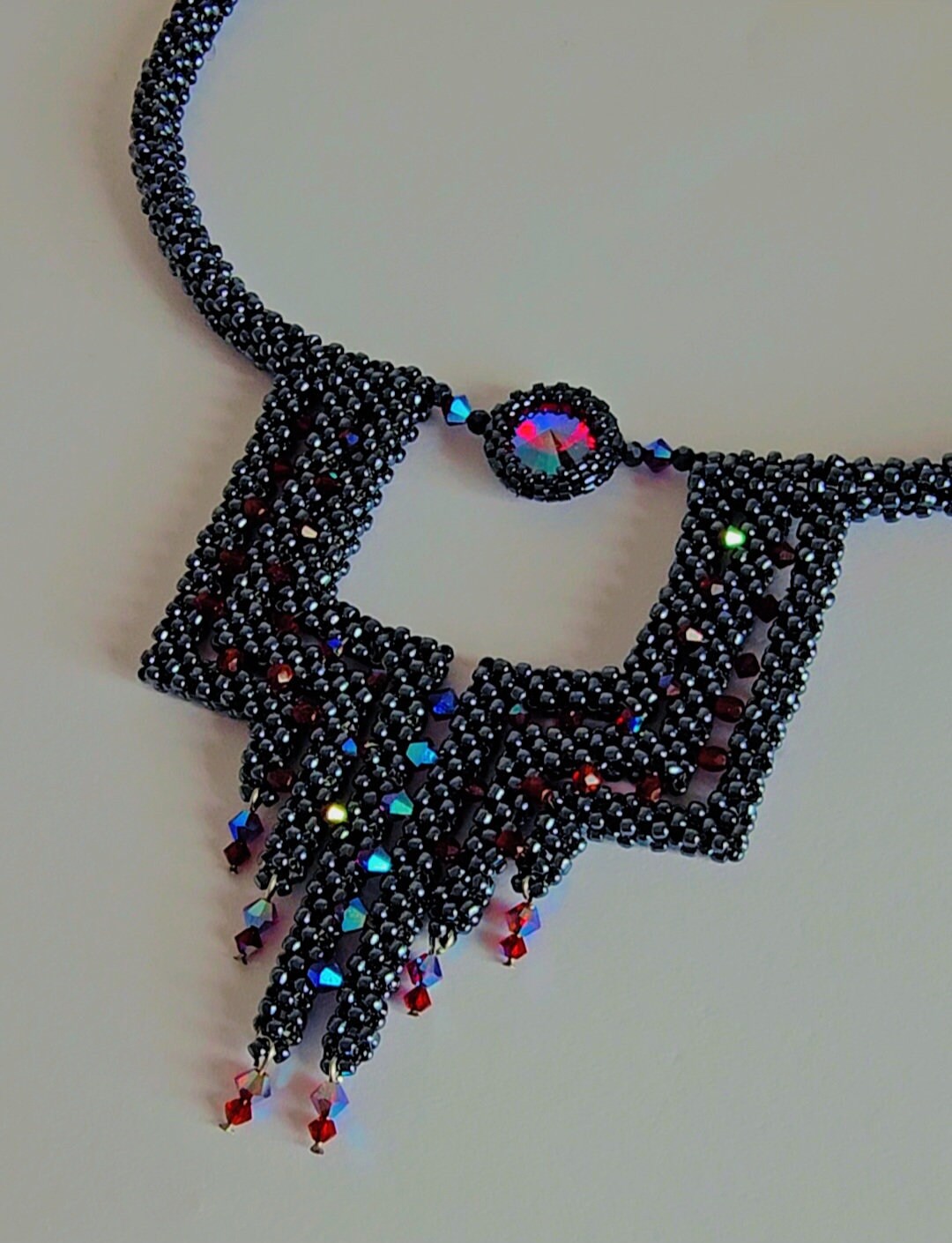 Infinity Necklace PDF Tutorial,beaded Necklace,statement,pendant ...