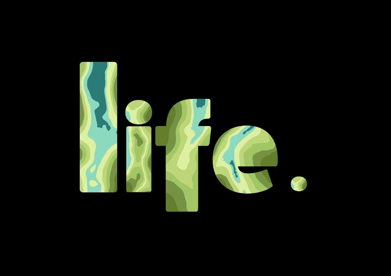 Instant Download Alphabet Graphics, Topography Alphabet PNG, PNG ...