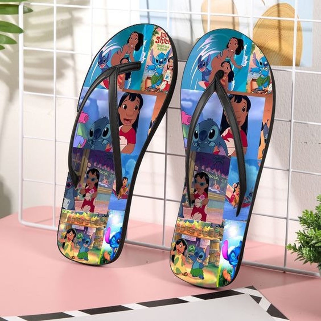 Lilo and Stitch Logo Disney the Stitch Flip Flops Stitch - Etsy