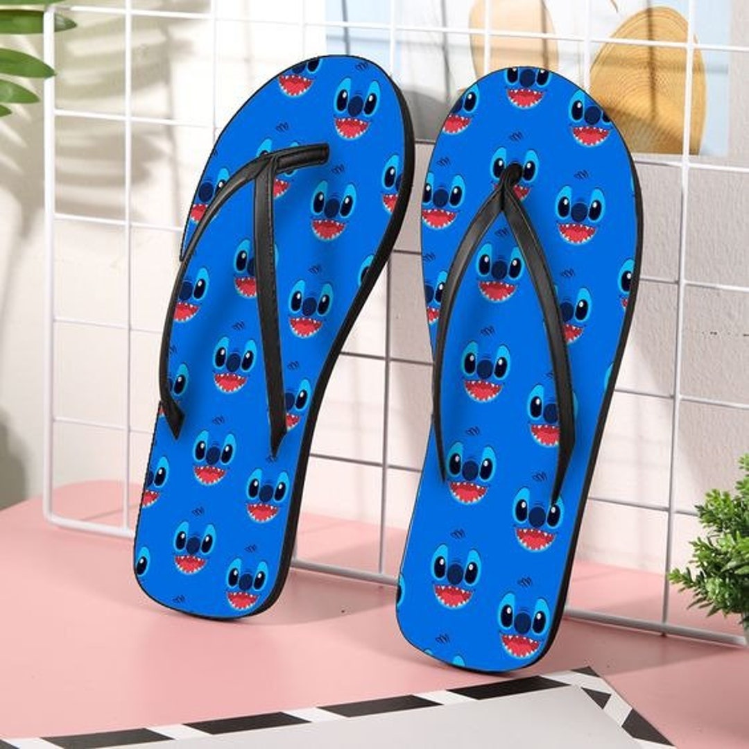 Disney the Stitch Flip Flops Stitch Lover Flip Flop Shoes - Etsy