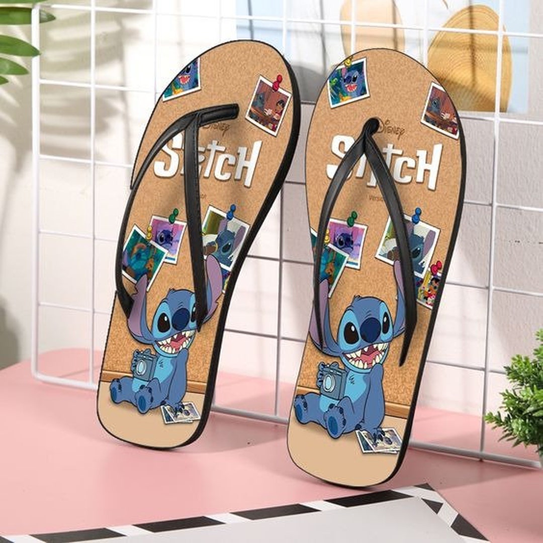 Lilo and Stitch Stay Postivedisney the Stitch Flip Flops - Etsy