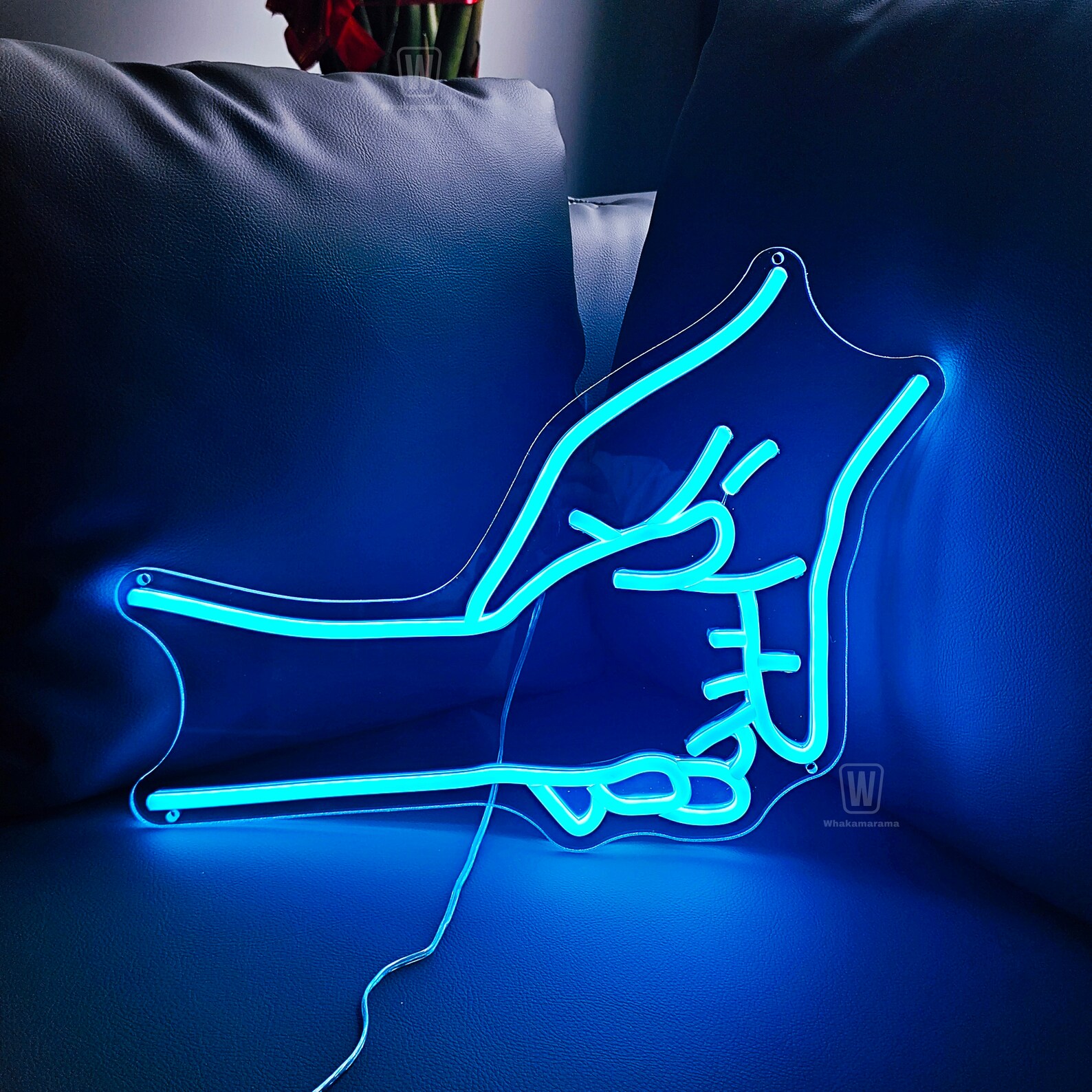 Dad Holding Baby Hand Line Art Neon Sign, Custom Daddy Neon Sign ...