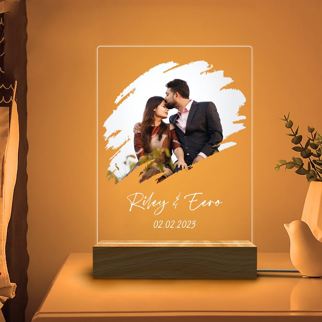 Custom Photo Plaque, Photo Night Light, Personalized Photo Frame ...