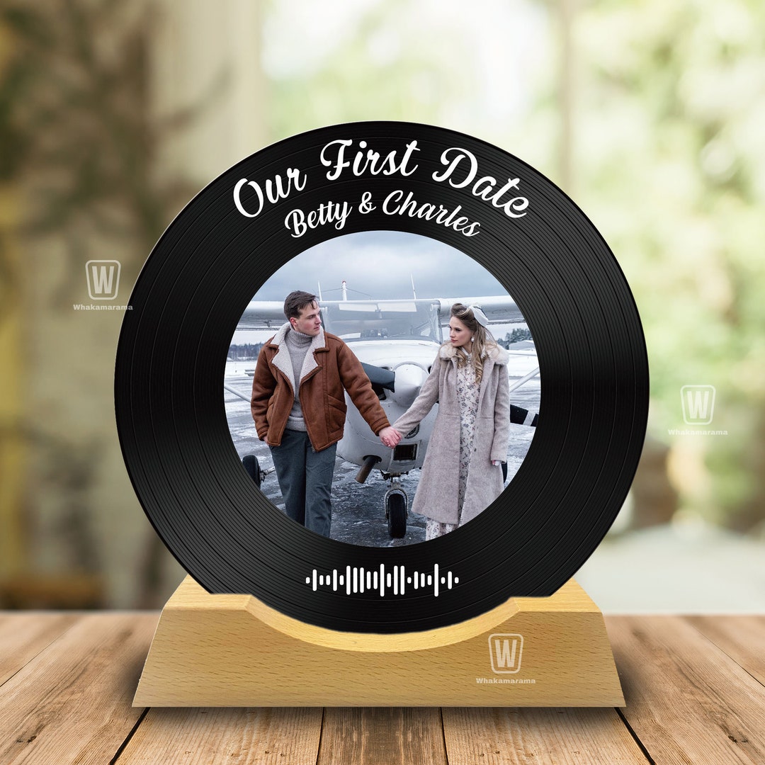 Personalized Vinyl Record With Photo, Custom Vinyl Record, Anniversary ...