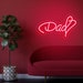 Personalized Dad Neon Sign, Father's Day Neon Sign, Dad Led Signs Wall ...