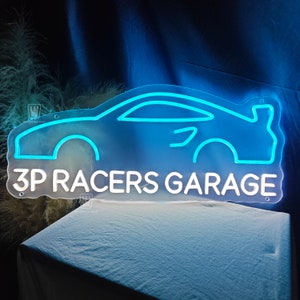 Custom Name Car Led Neon Sign for Garage, Personalized LED Light for ...