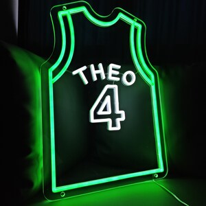 Custom Basketball Neon Sign, Custom Name Neon Sign for Kids, Custom ...