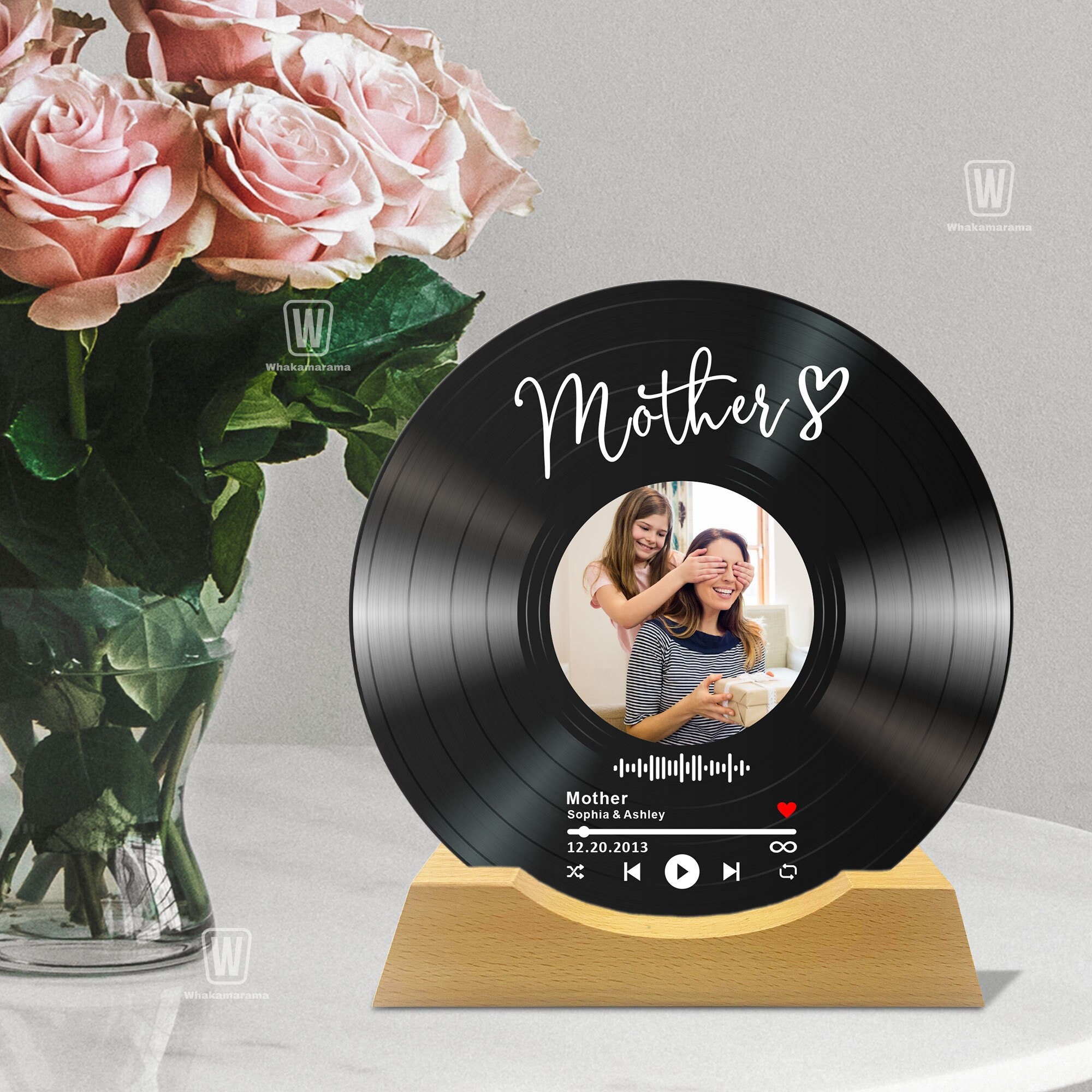 Personalized Vinyl Record With Photo | Mother's Day Gift for Her | Gift ...