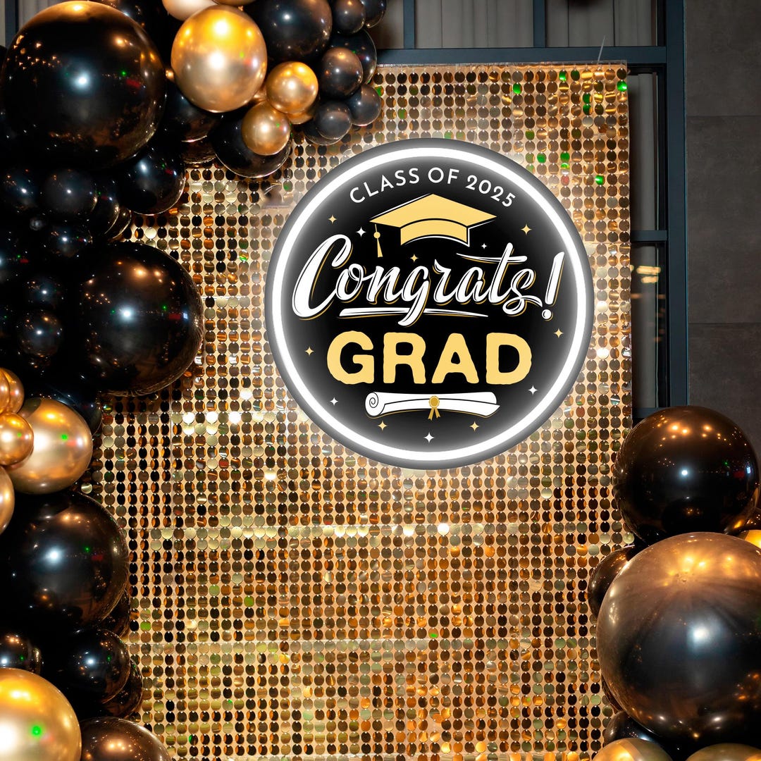 Congrats Neon Sign Graduation Decor, Led Neon Sign Wall Decor, Class of ...