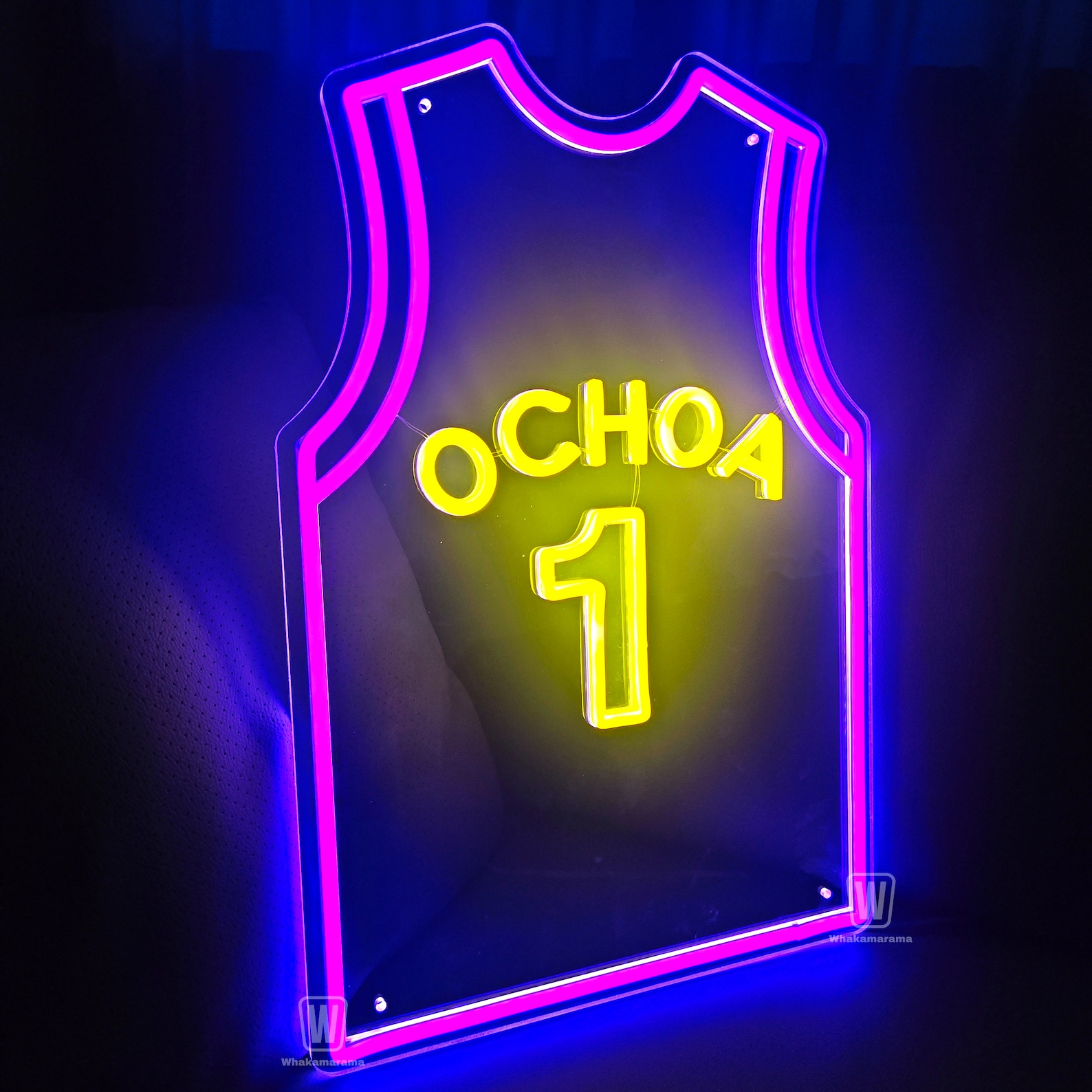 Basketball Custom Neon Sign, James Basketball Room Decor, Sport ...