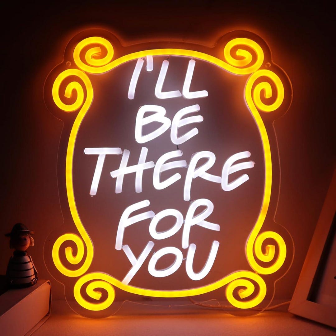 Friends Wish Neon Sign, I'll Be There for You Neon Sign, Monica's Door ...