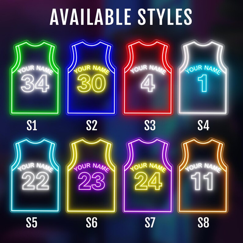Basketball Neon Sign Custom Kid Room Neon Basketball Room Decor ...