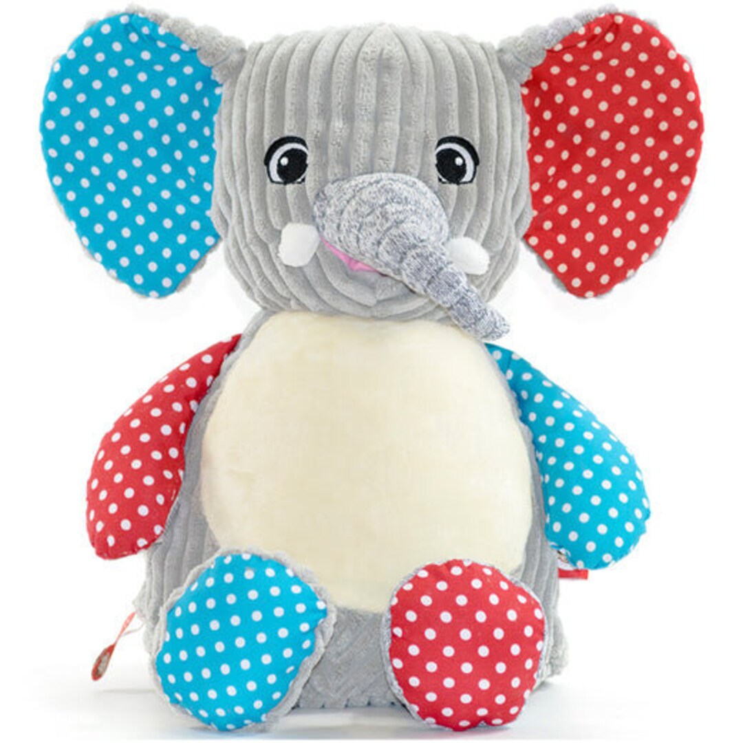 Cubbies Sensory Elephant BLANK, Ready for Embroidery, Embroidery Blanks ...