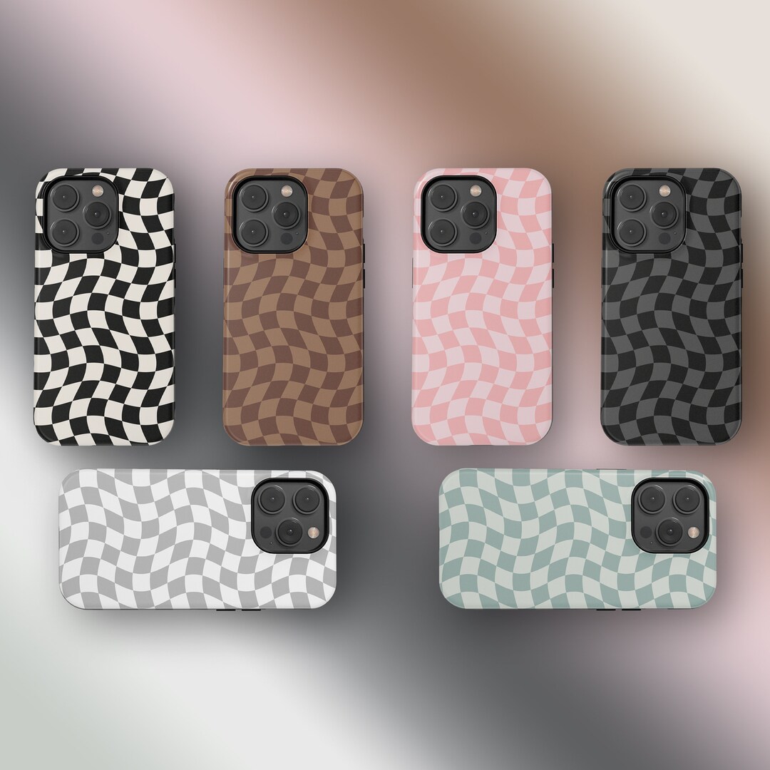 Checkerboard iPhone & Galaxy Case: Tough, Slim, Magsafe Compatible - Etsy