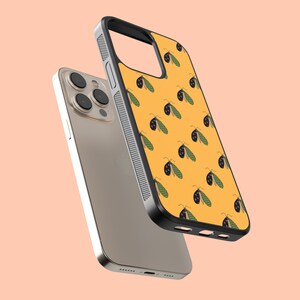 Quirky Moths Design Phone Case: Silicone Rubber Custom Cover - Etsy