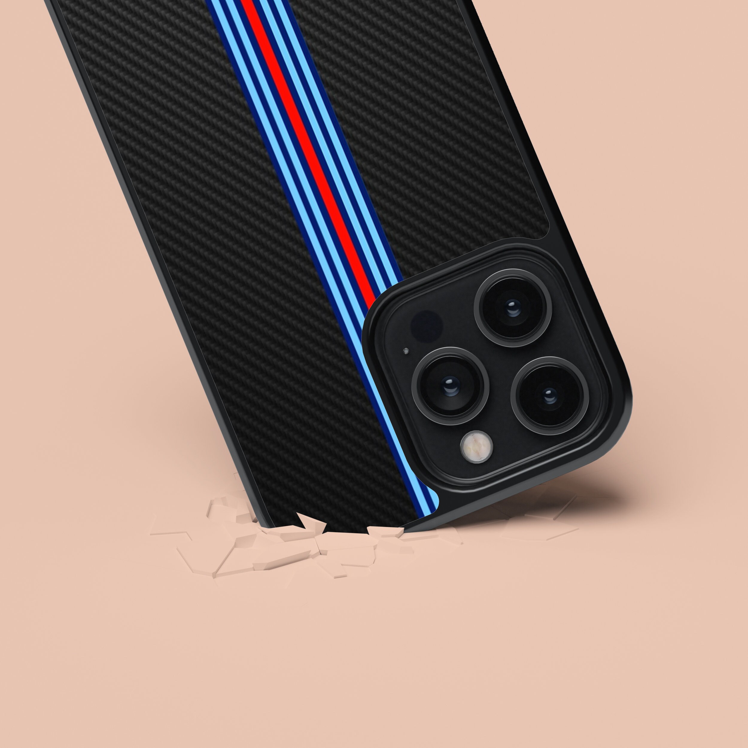 Carbon Fiber Racing Stripes Design Phone Case Silicone Rubber - Etsy