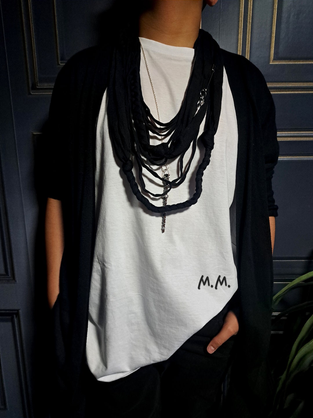 Punk, Gothic, Shredded Infinity Scarf, Festival, Cowl Neck, Apocalyptic ...