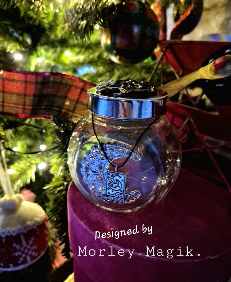 Embellished Moon Water Jar, Moon Spells, Altar Tool, Plus Moonwater ...