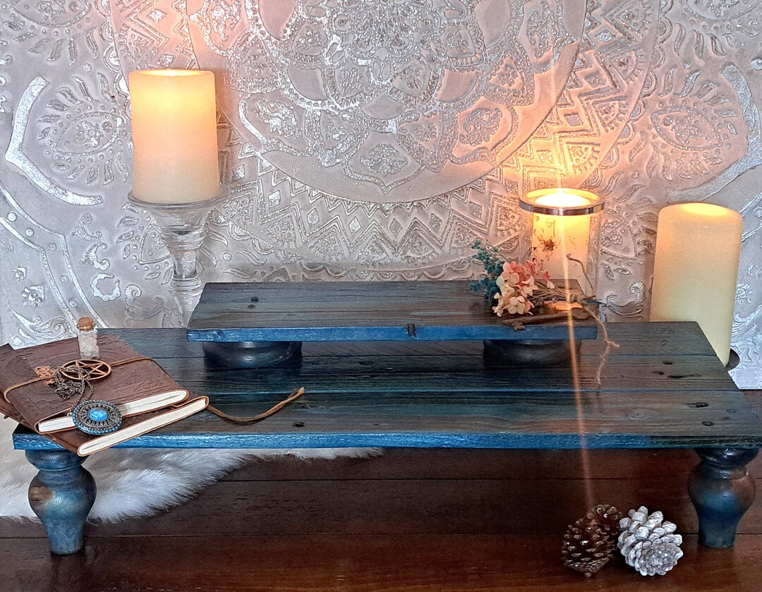 Altar Table, Large Altar, Meditation Table. Shrine, Witchcraft, Witch ...