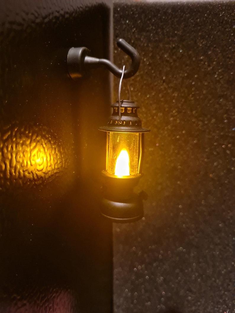 Lantern LED Dolls House Sea Lamp With Magnetic Hook Scenery Furniture ...