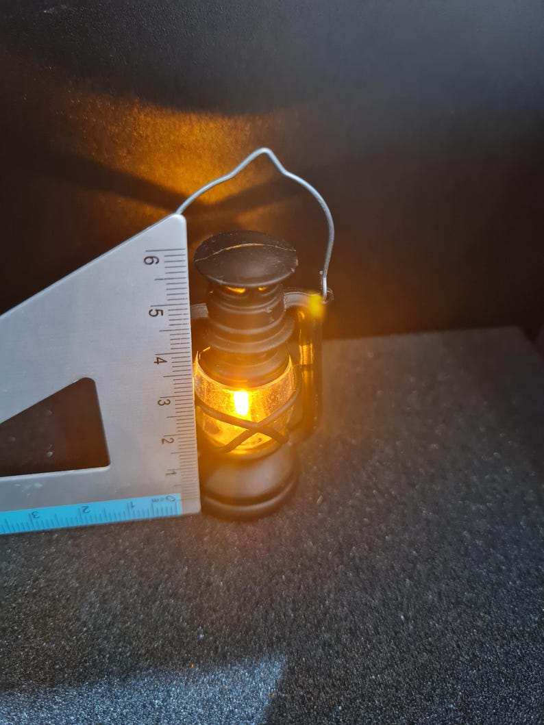 Lantern LED Miniature Scenery Dolls House Furniture DND Terrain Fantasy ...