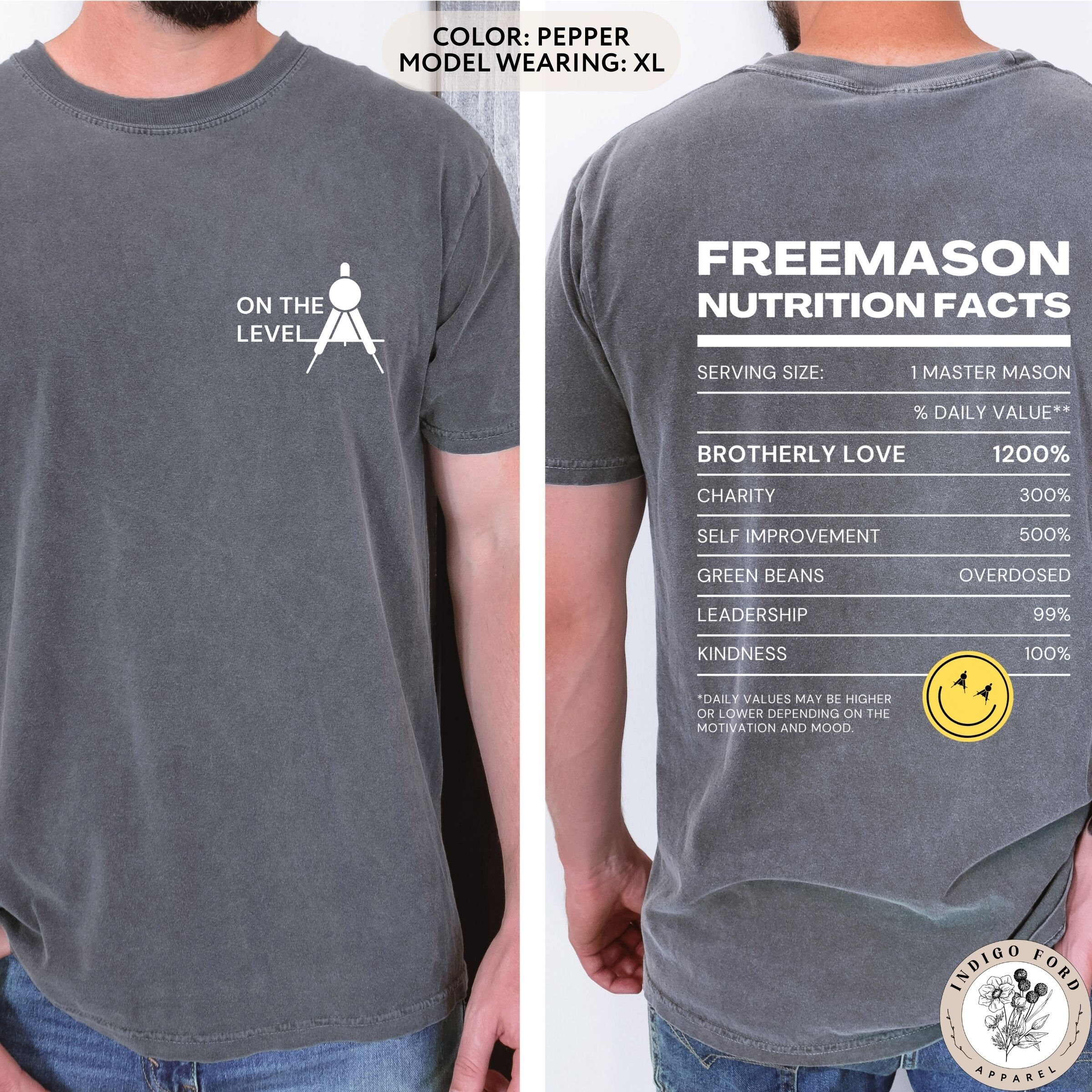 Freemason Nutrition Facts T-Shirt Making Of A Free Mason Shirt Masonic ...