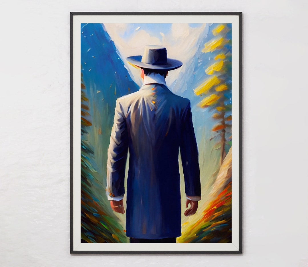 Gentleman Oil Painting Man Portrait Painting Vintage Man - Etsy