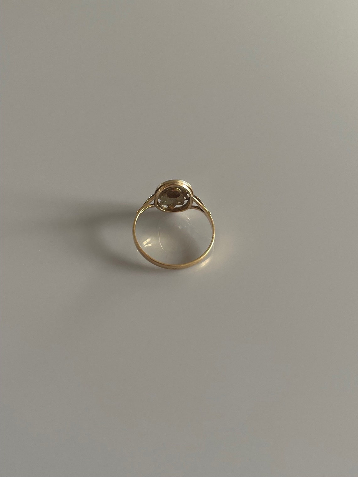 1800's French 18k Gold and Diamond Ring - Etsy