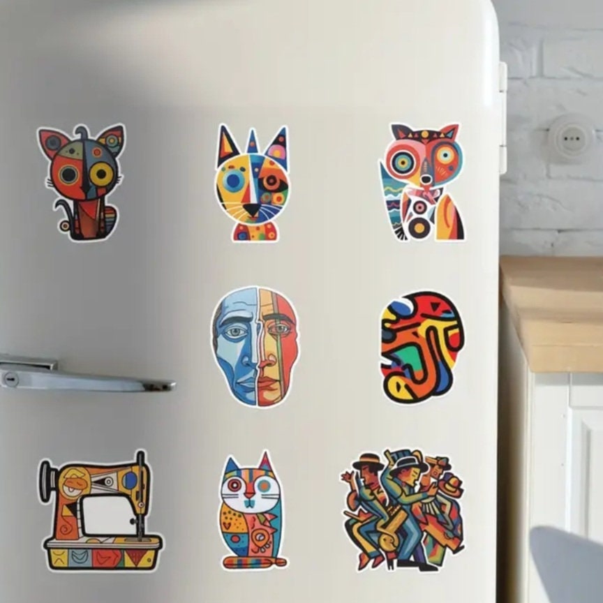 Picasso Stickers Set of 10 - Etsy