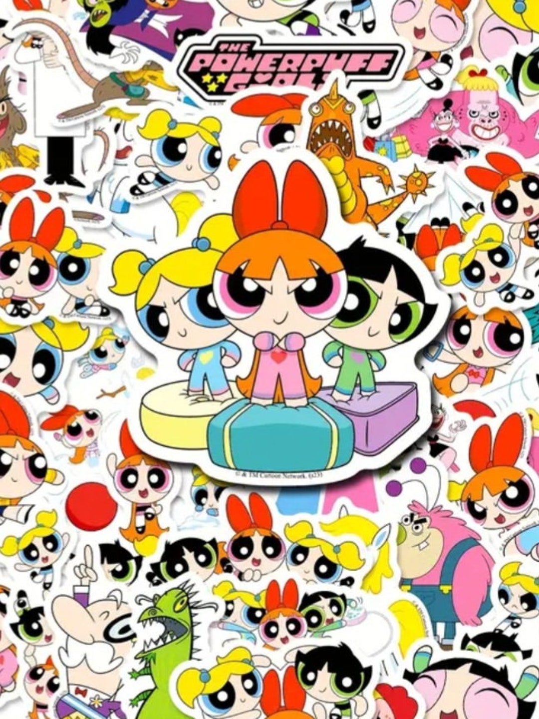 Powerpuff Girl Stickers Set of 50 - Etsy