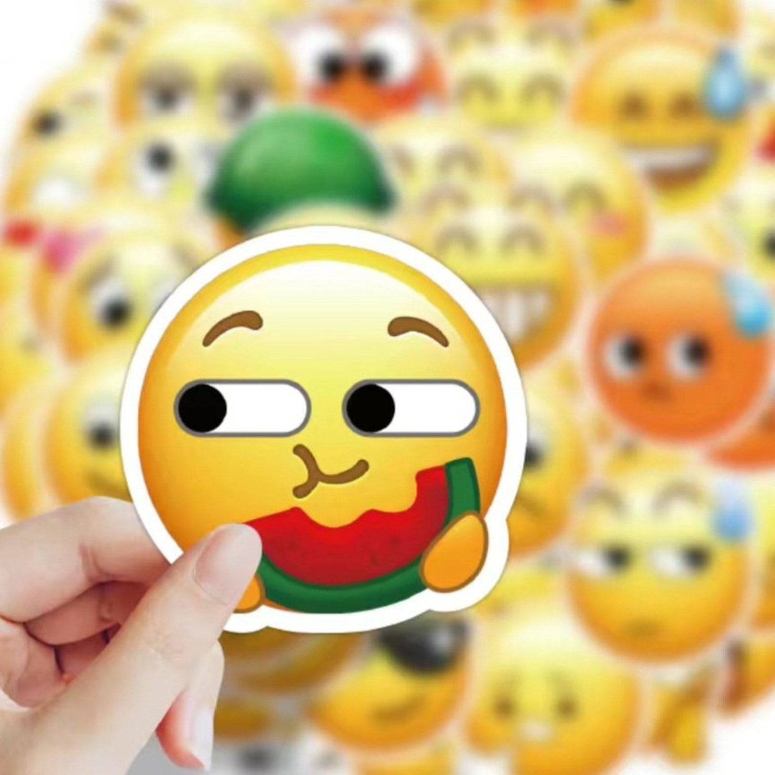 Emoji Stickers Set of 10 or 50 - Etsy