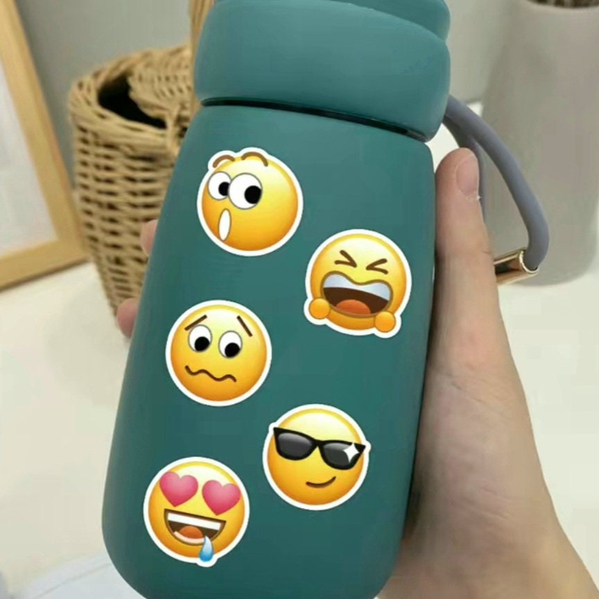 Emoji Stickers Set of 10 or 50 - Etsy