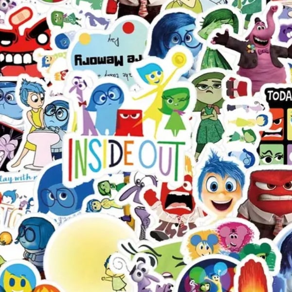 Inside Out Stickers - Etsy