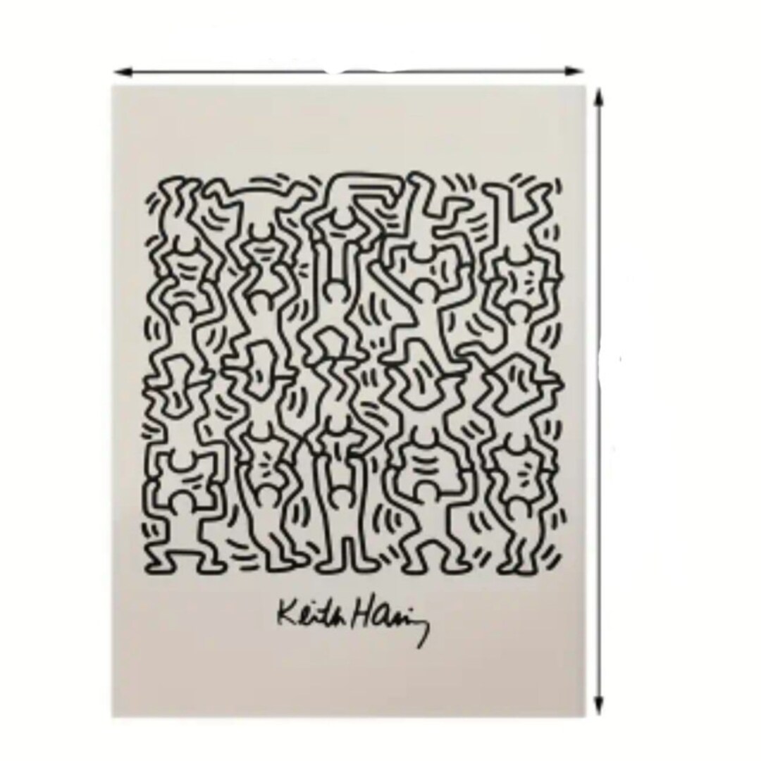 Keith Haring Person Canvas Print - Etsy
