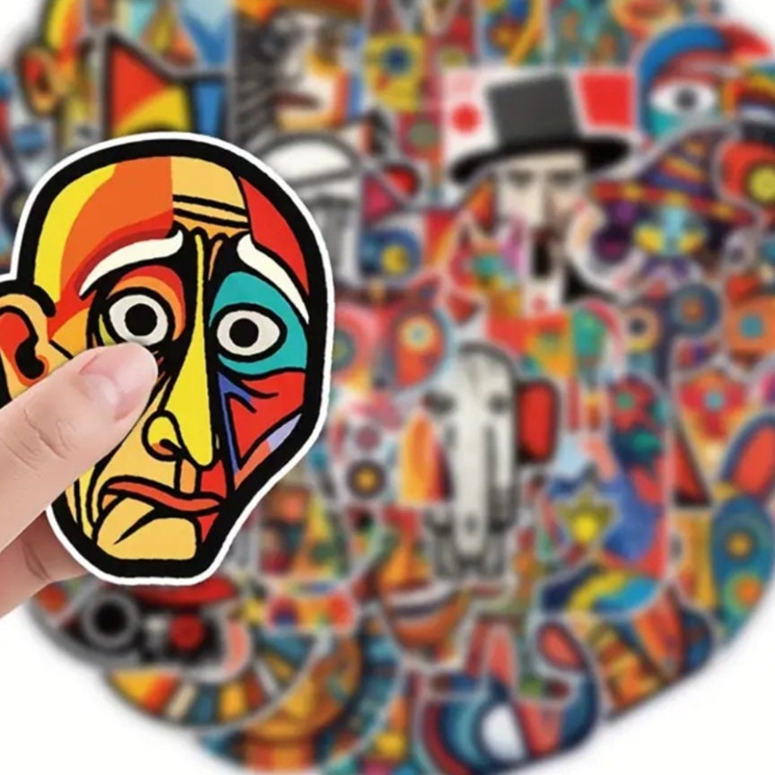 Picasso Stickers Set of 10 - Etsy