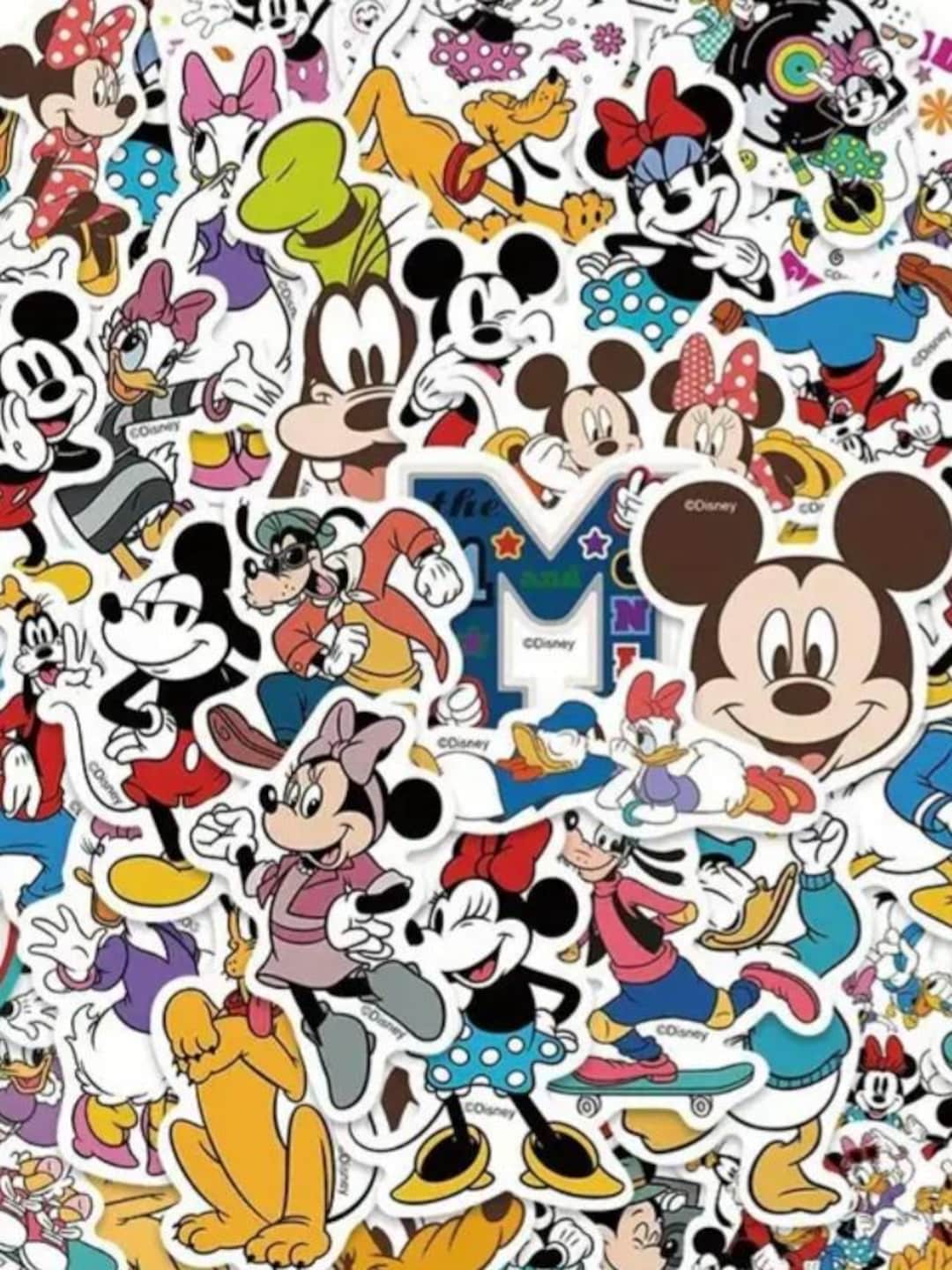 Mickey Mouse and Friends Stickers Set of 50 - Etsy