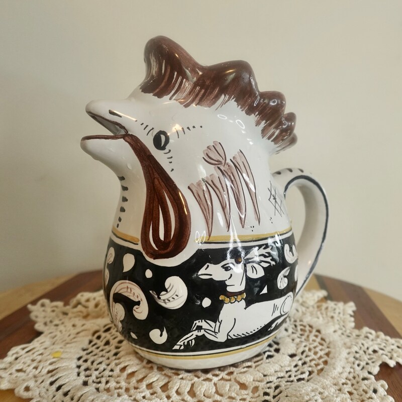 Rooster Pitcher - Etsy