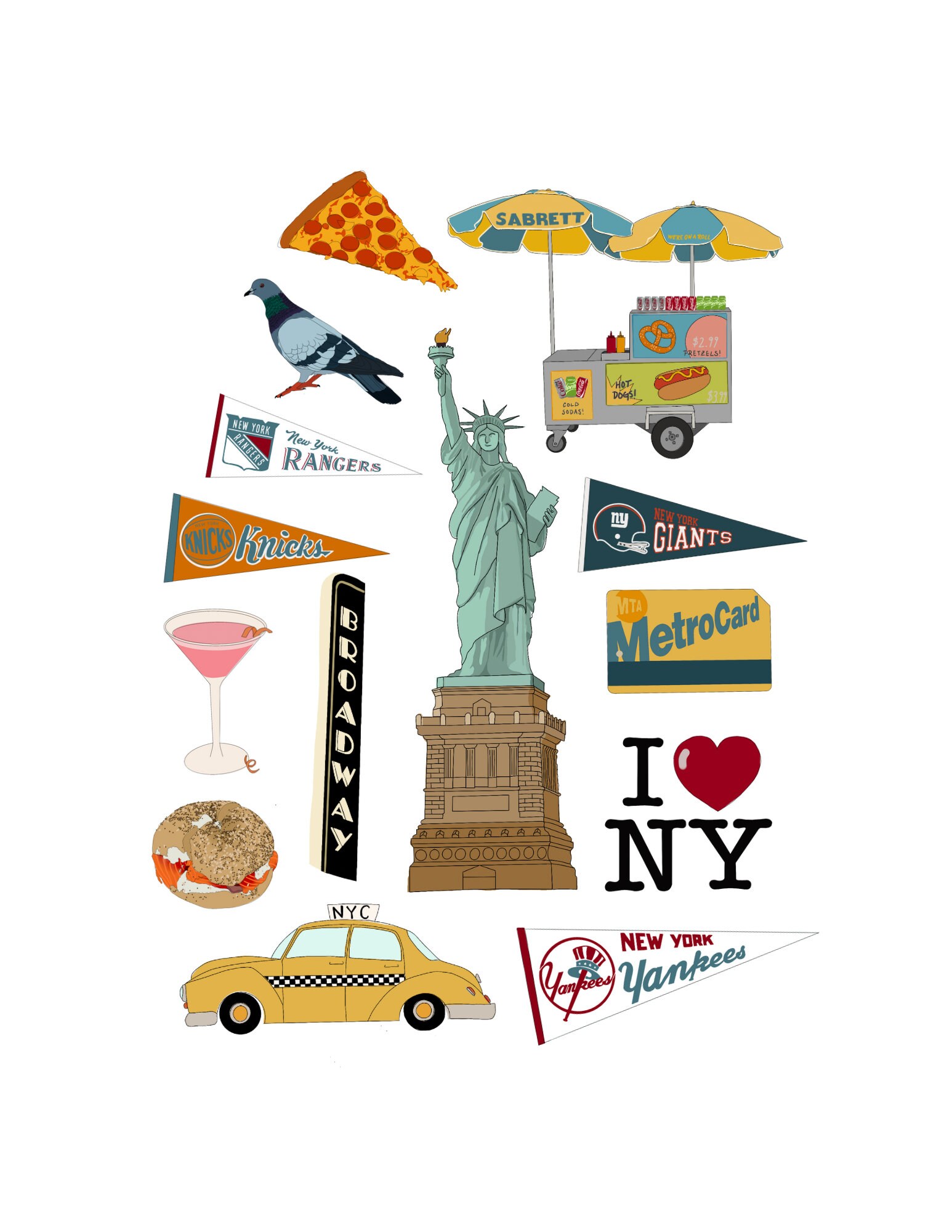 New York City Print | Paper Anniversary | Anniversary Gift | Birthday ...