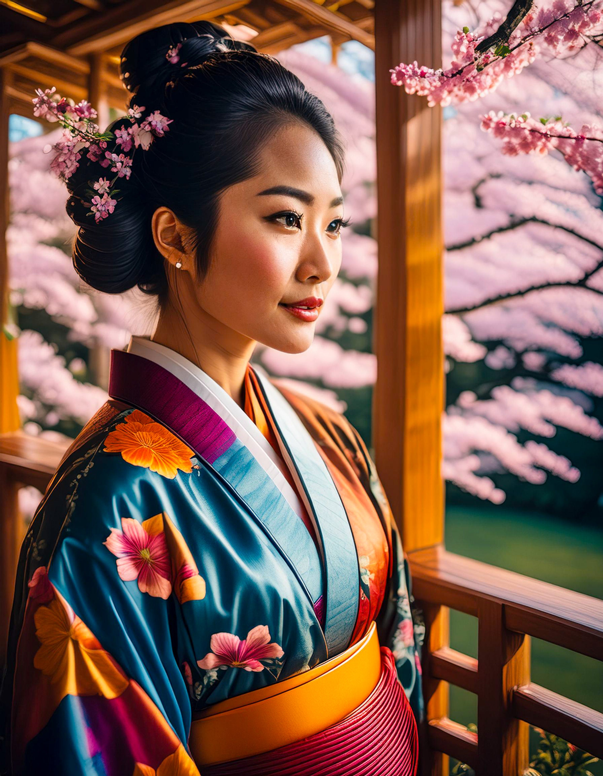 Geisha Girl Printable Wall Art Download 4 Images 35.56 Centimeters by ...