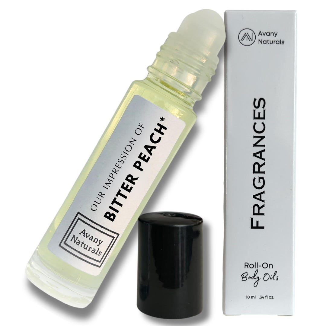 Bitter Peach Perfume Oil Solid Cologne Unisex in Rollerball Small ...