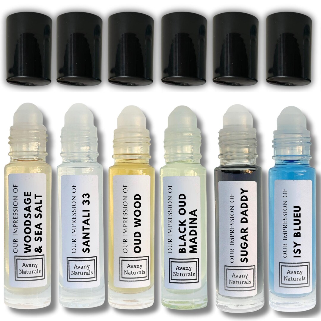 MENS COLOGNE SAMPLER Sets - Mini Samples Fragrance Oil for Body, Roll ...