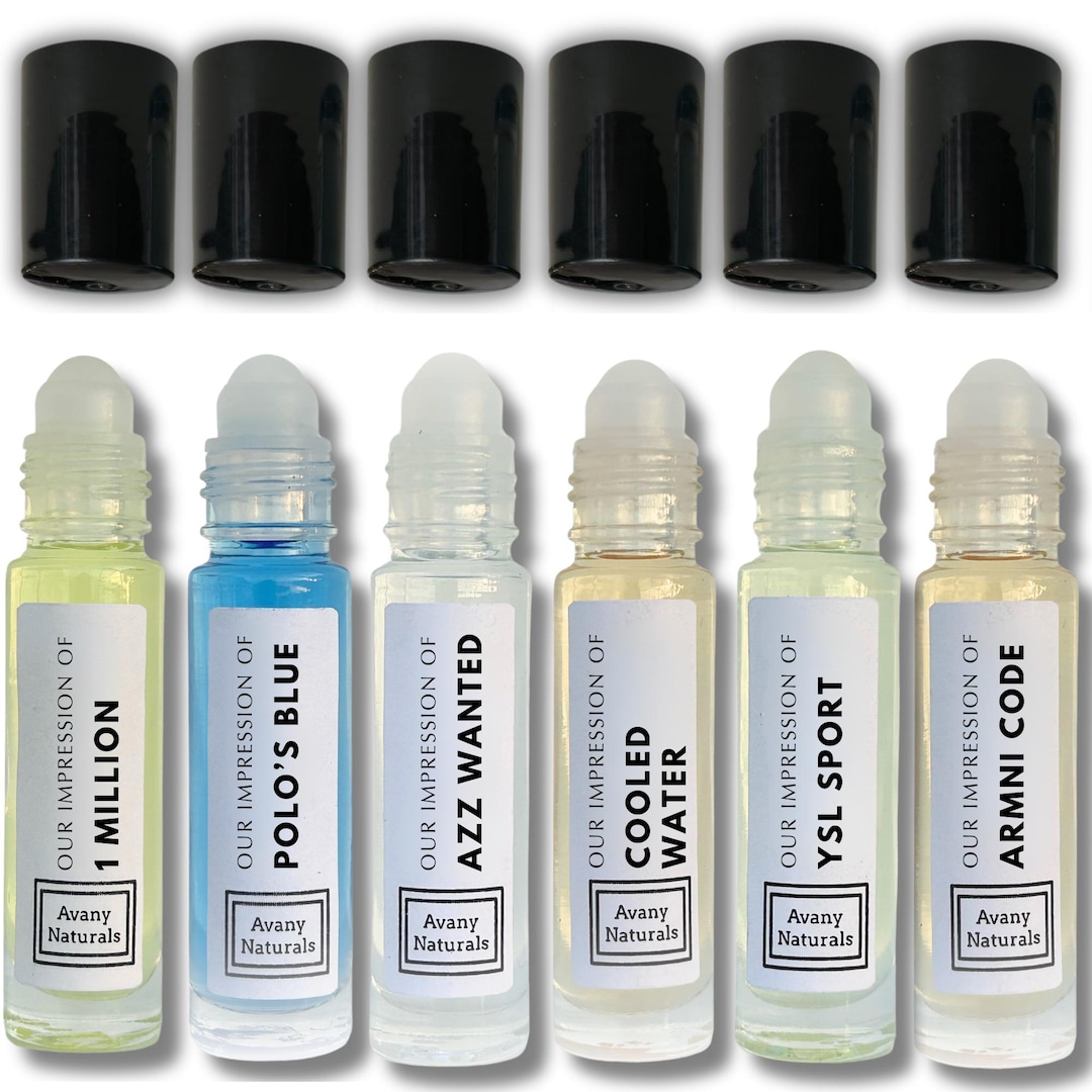 MENS COLOGNE SAMPLER Sets - Mini Samples Fragrance Oil for Body, Roll ...